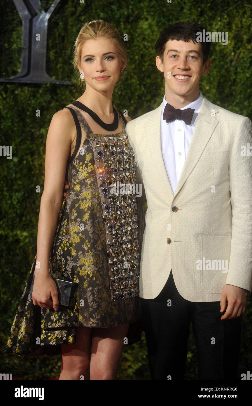 NEW YORK, NY - JUNE 07: Wallis Currie-Wood, Alex Sharp attends the ...