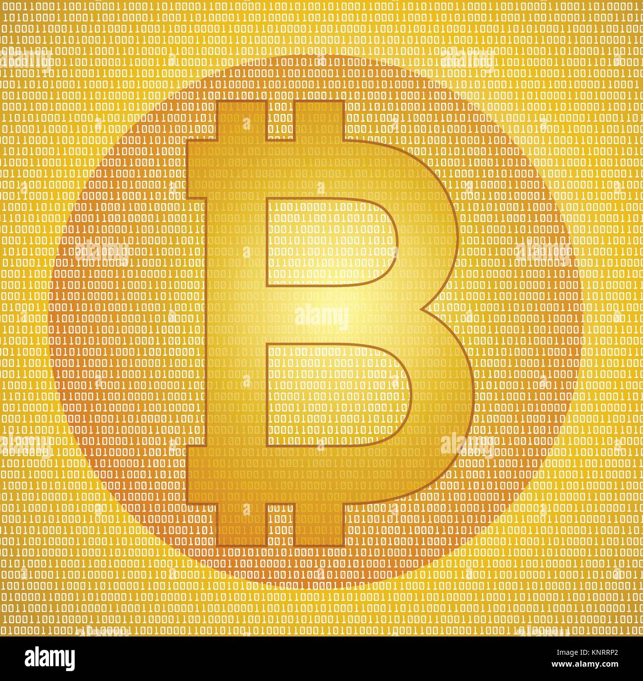 bitcoin symbol on the abstract digital background - vector Stock Vector ...