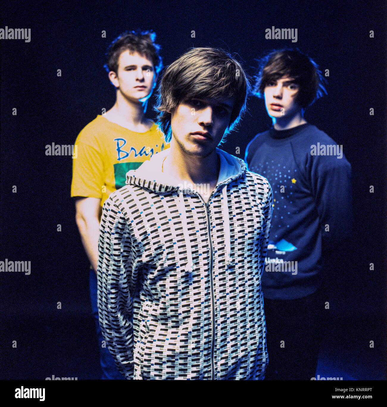 Fear of Flying band later to become White Lies, Photographed in Fulham ...