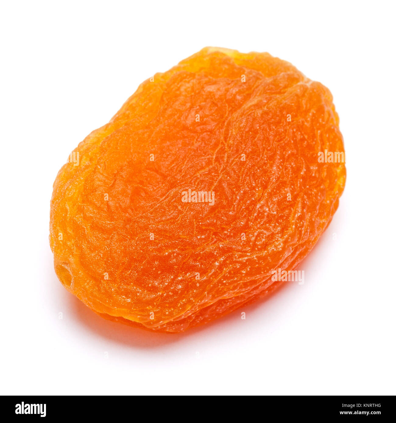 Dried apricot close-up isolated on a white background. clipping path ...