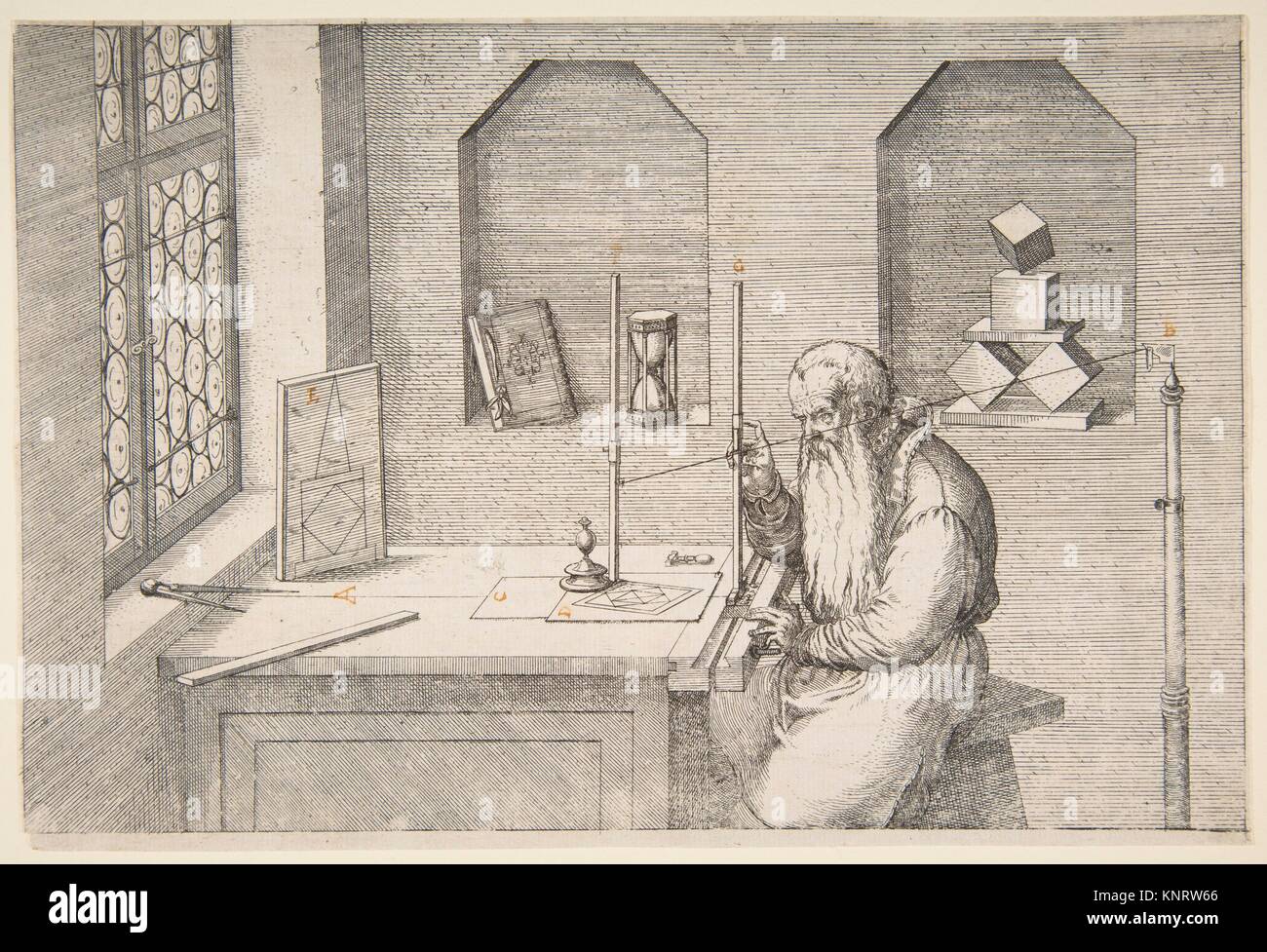 Wenzel Jamnitzer. Artist: Jost Amman (Swiss, Zurich before 1539-1591 ...