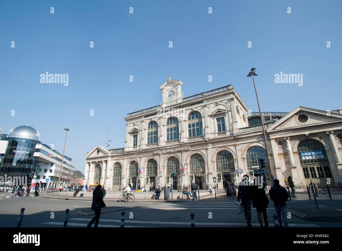 Lille (northern France): Lille-Flandres railway station Stock Photo - Alamy