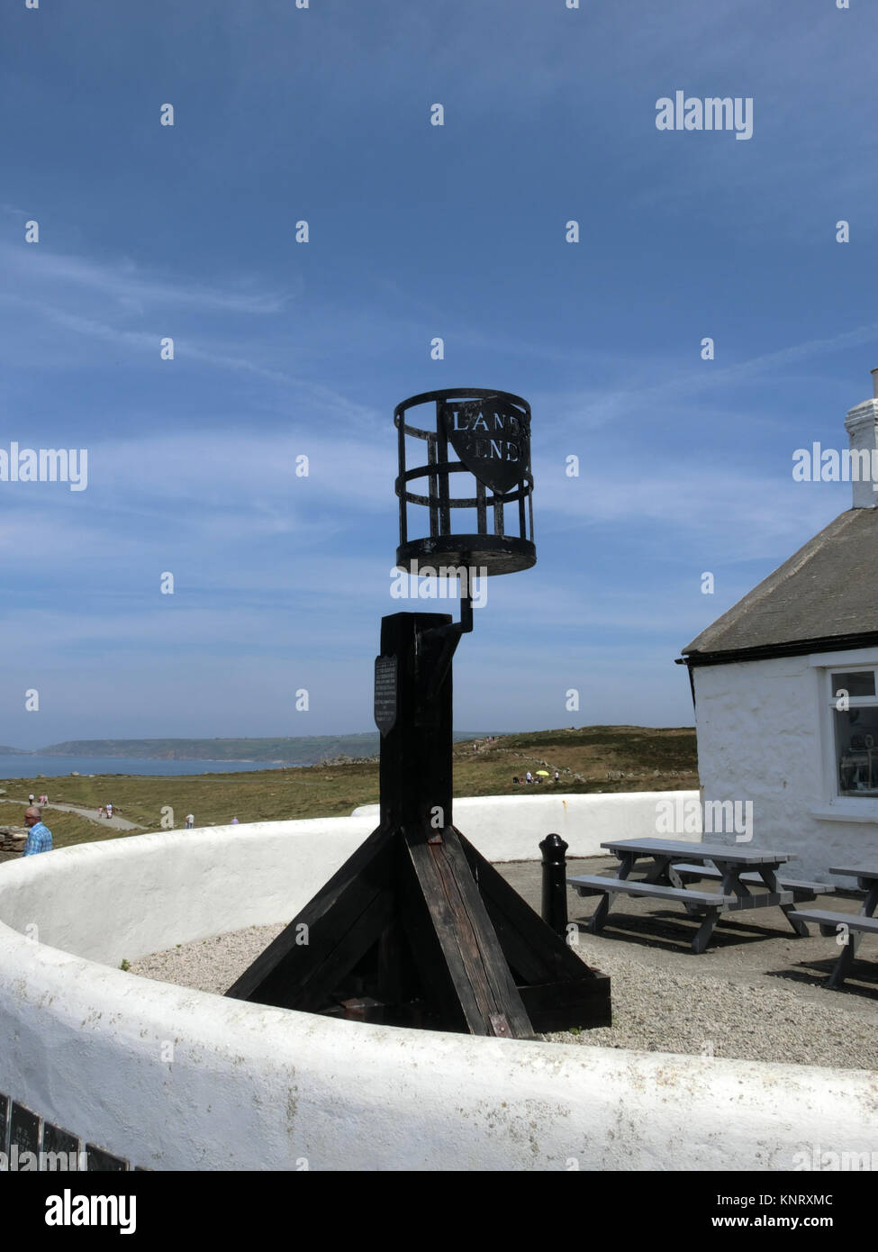 Millennium Beacon at Land's End, Penwith Peninsula, Cornwall, England ...