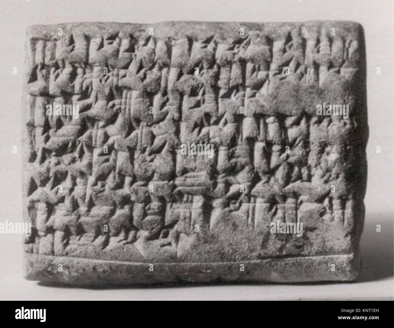 A clay cuneiform tablet recording a promissory note for silver, used in ...