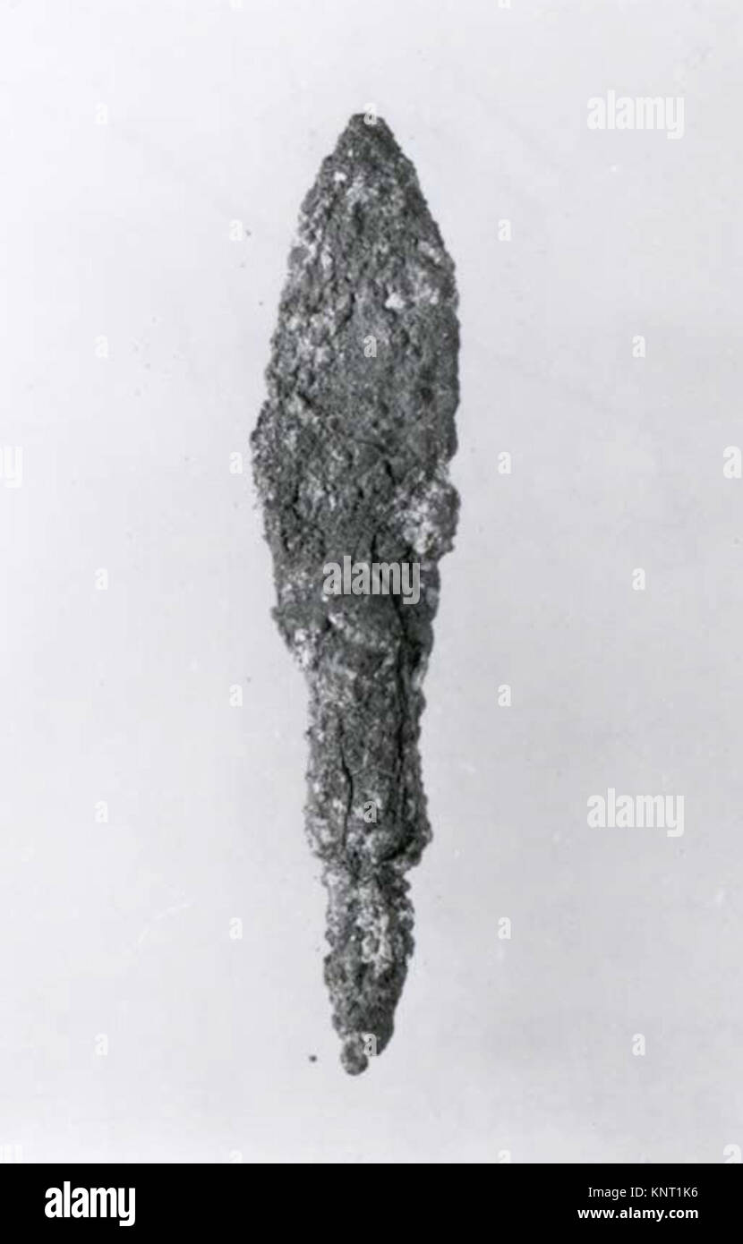 This arrowhead is a small, pointed stone or metal tool used ...