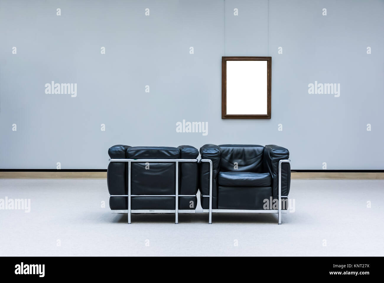 Art Museum Frame Wall Ornate Minimal Design White Isolated Clipping ...