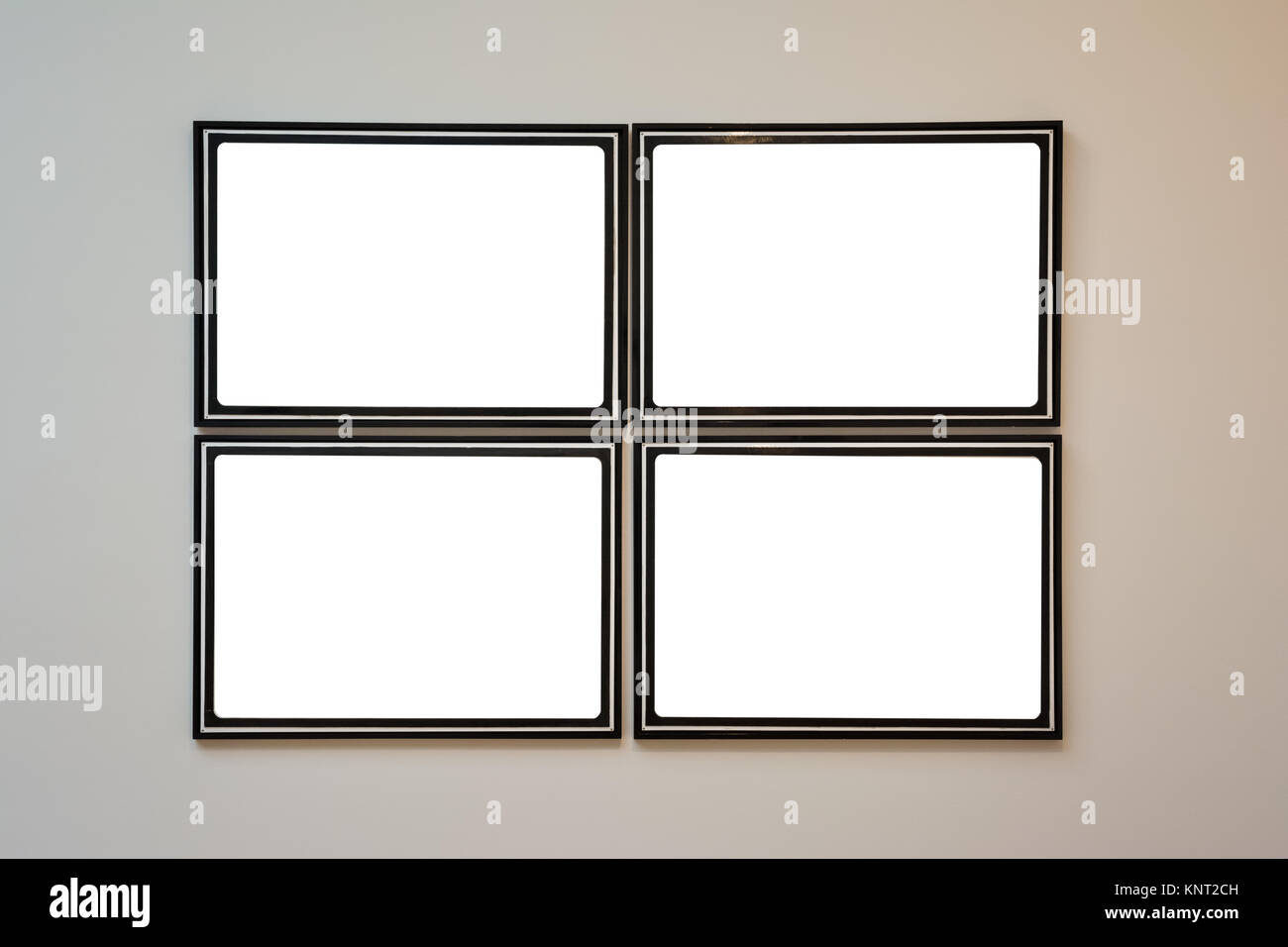 Art Museum Frame Wall Ornate Minimal Design White Isolated Clipping ...