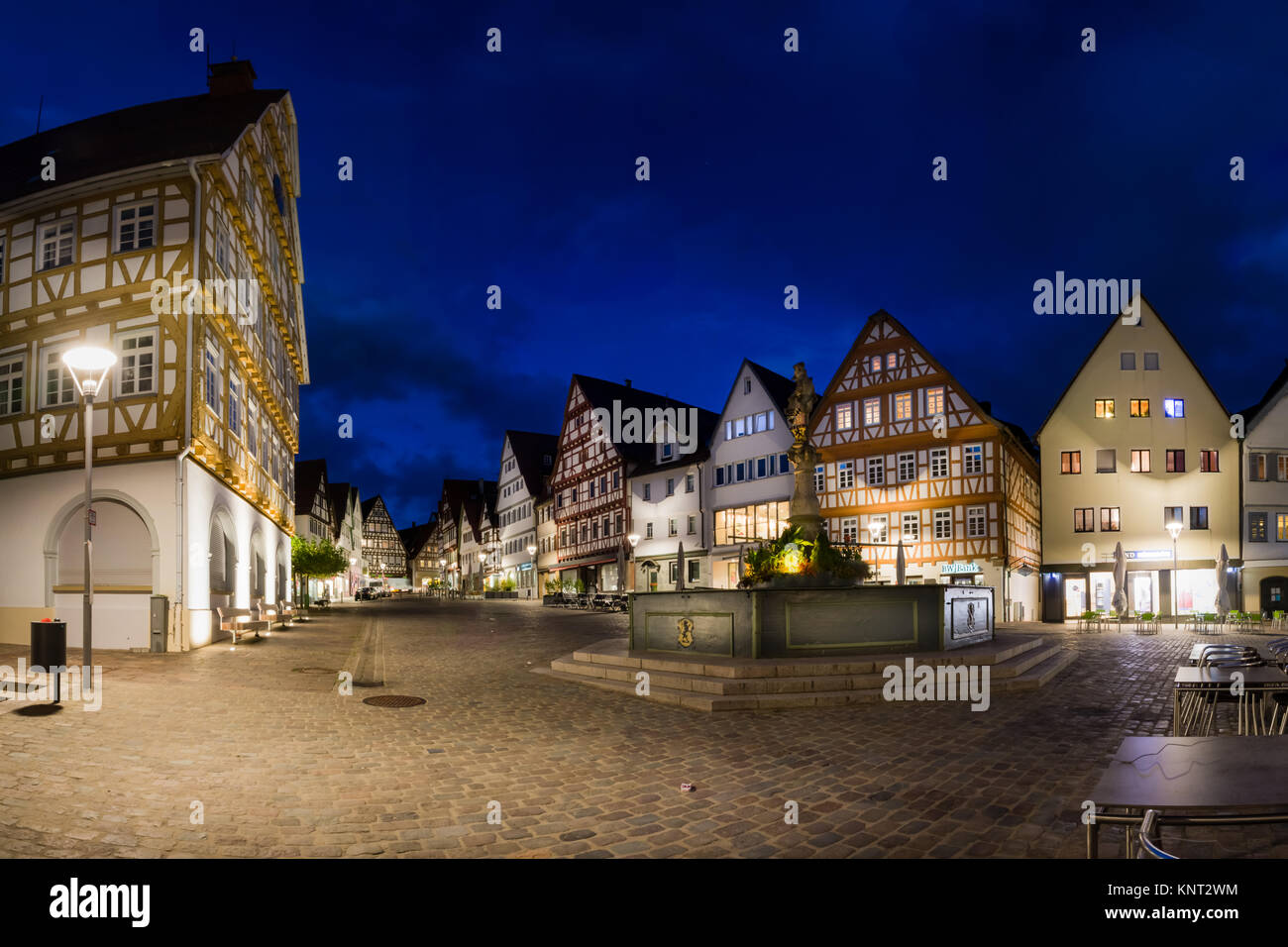 Leonberg Stuttgart Germany Marktplatz Winter October 2016 Village ...
