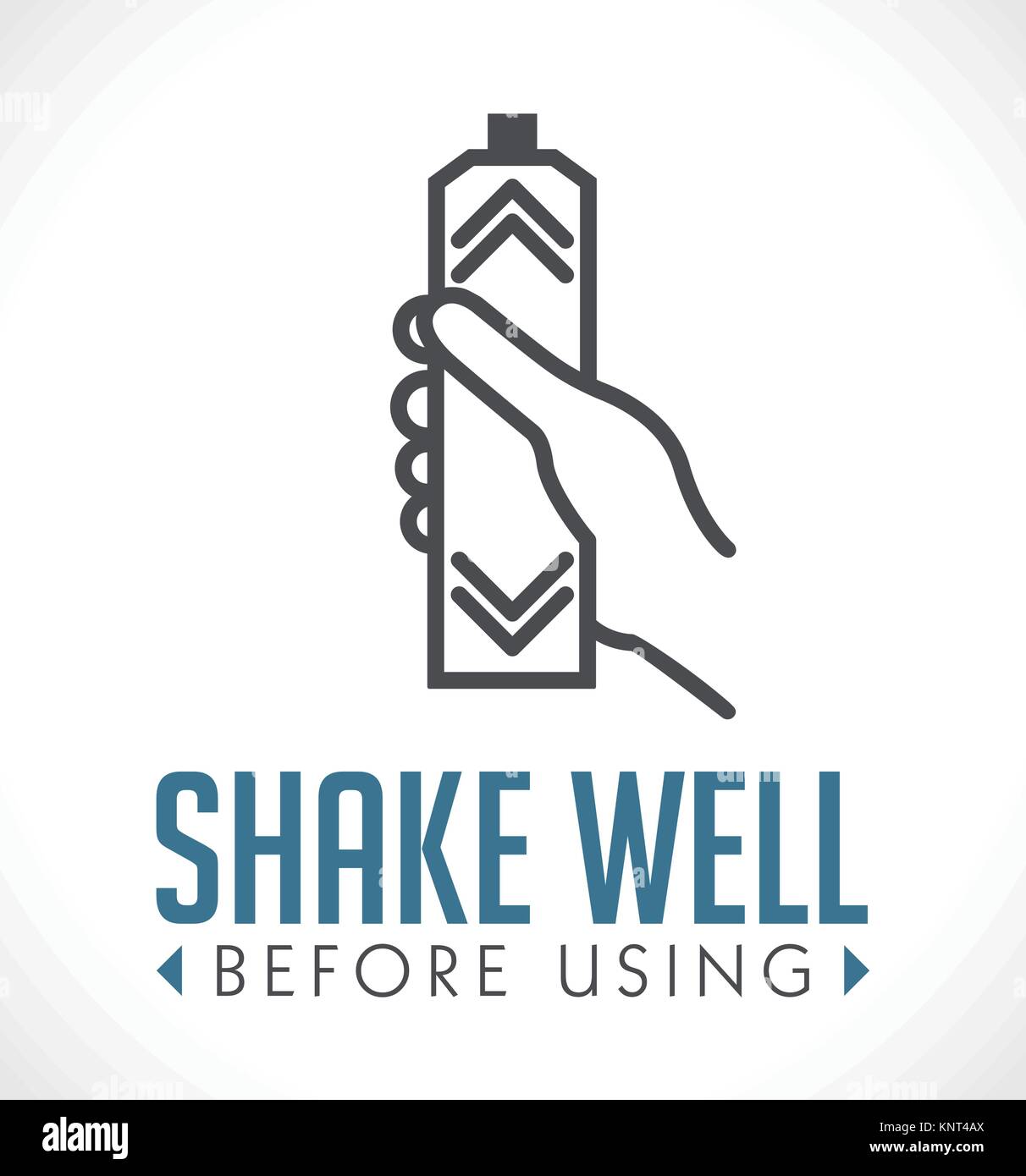 Shake well before using icon – stock illustration Stock Vector Image ...