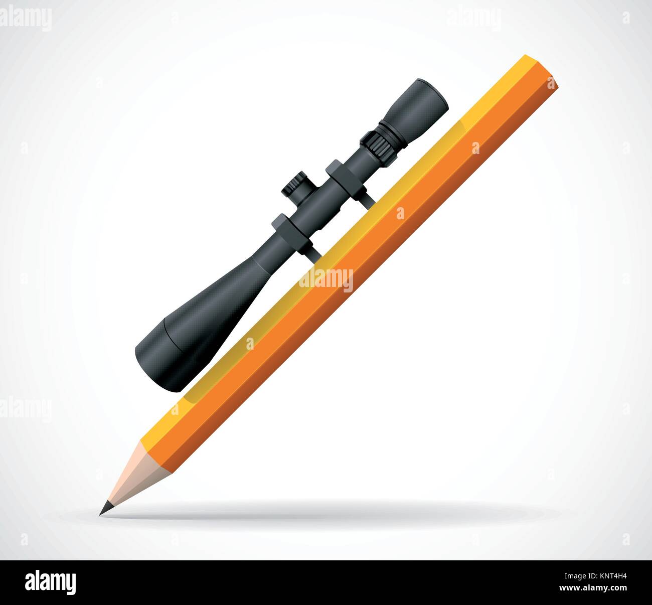 Art making pencil - good point - drawing concept – stock illustration ...