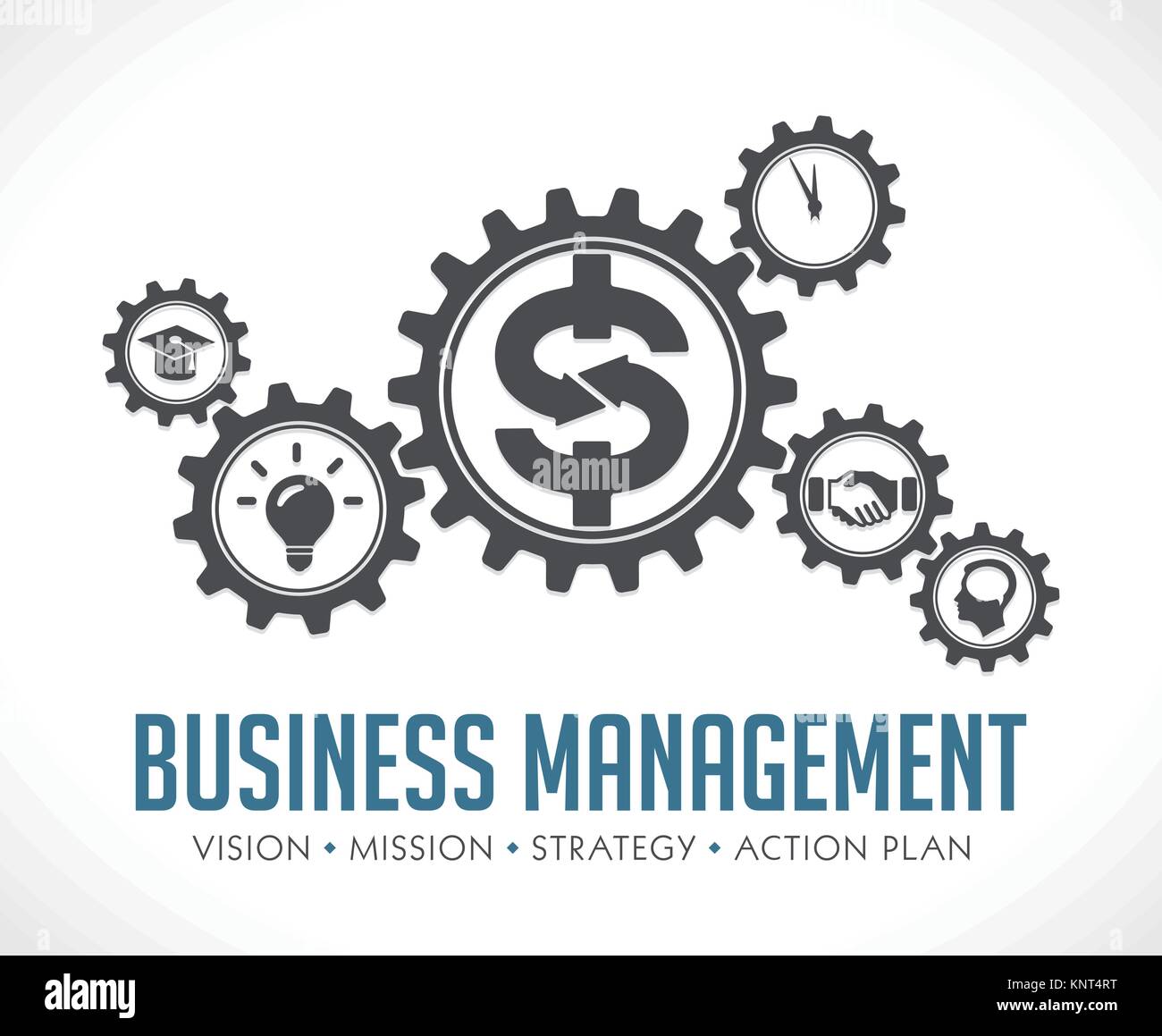 Logo - time to work - start your business now – stock illustration ...