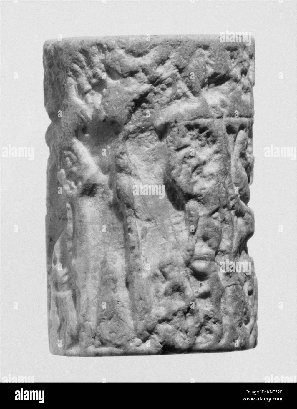 This Sumerian cylinder seal dates to the Early Dynastic IIIb period (ca ...