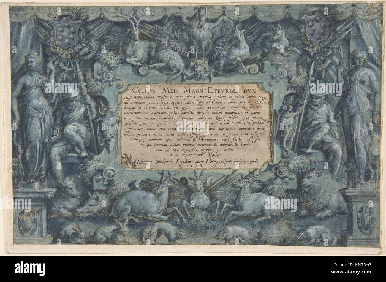 Design for a Frontispiece with the Medici Arms MET DP801478 336091 ...