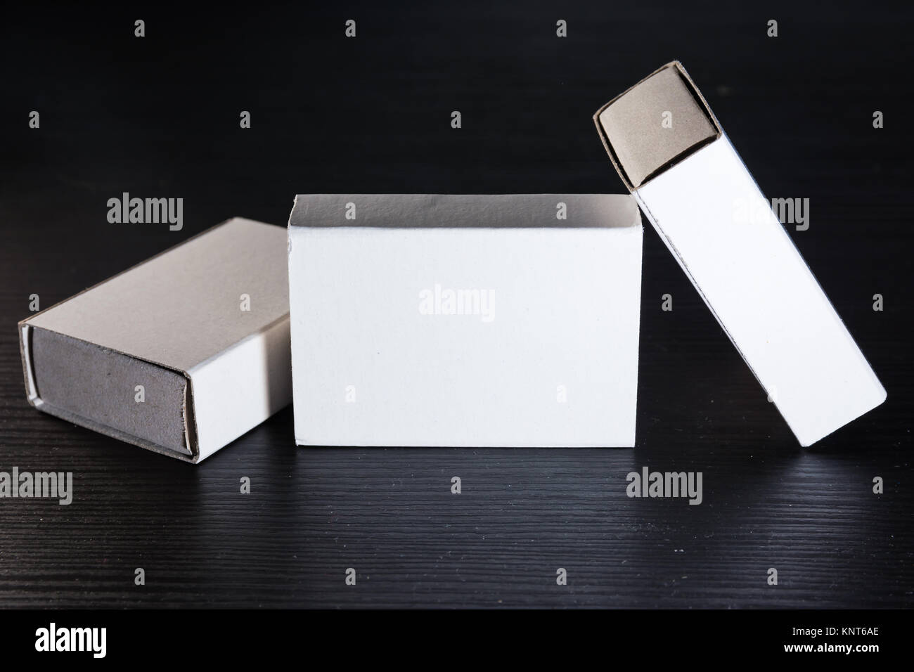 Paper Match Boxes Cartons Cardboard White Blank Template Contraast ...