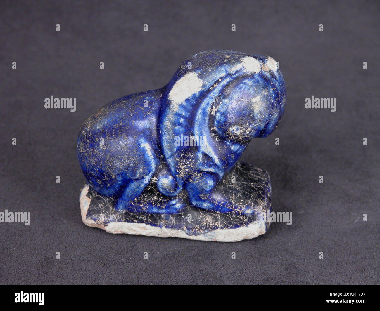 Ancient bath scraper shaped like a lion, demonstrating functional ...