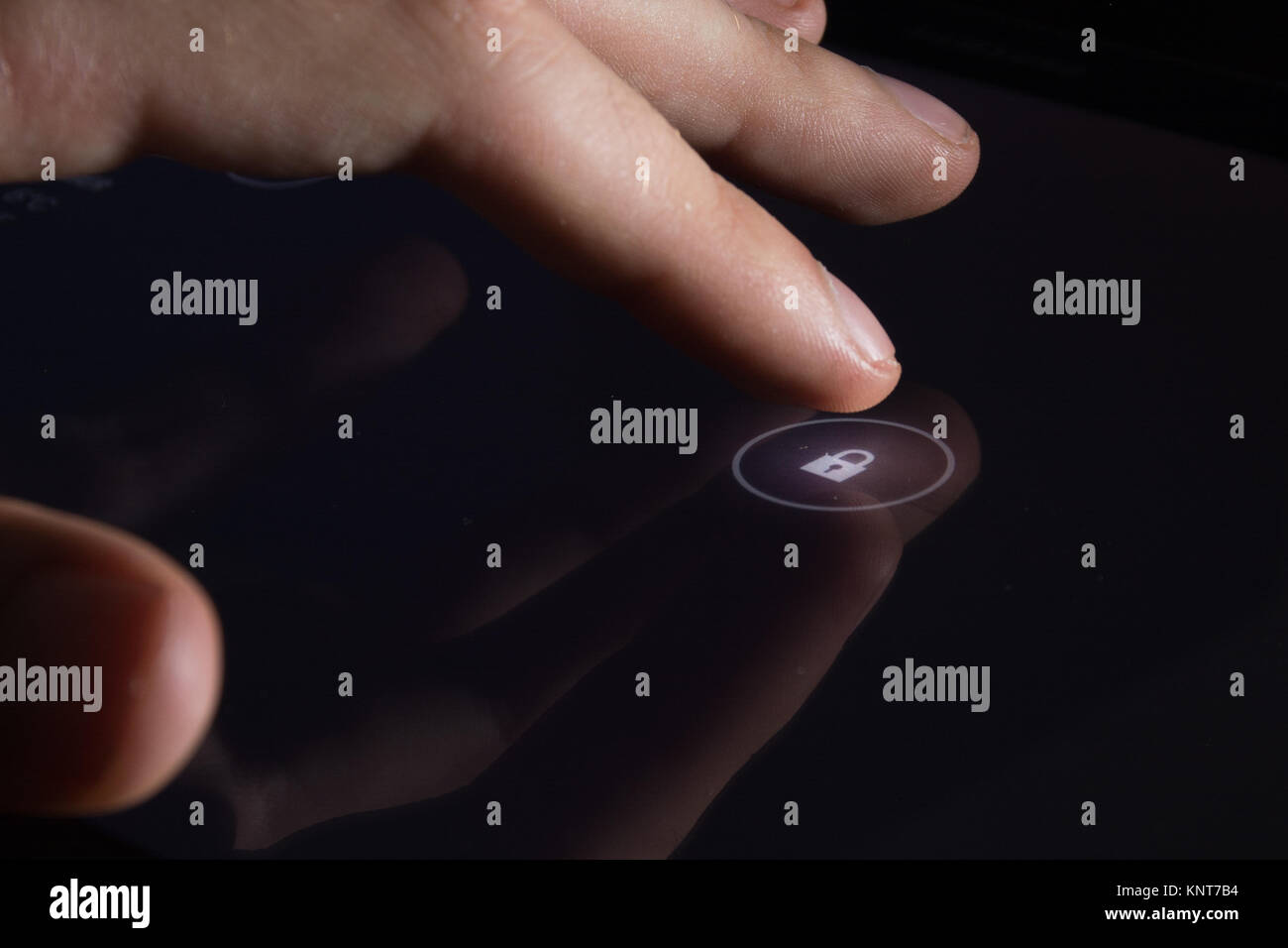 Finger Touch Key Button Lock Screen Tablet Interface DIgital Unlock ...