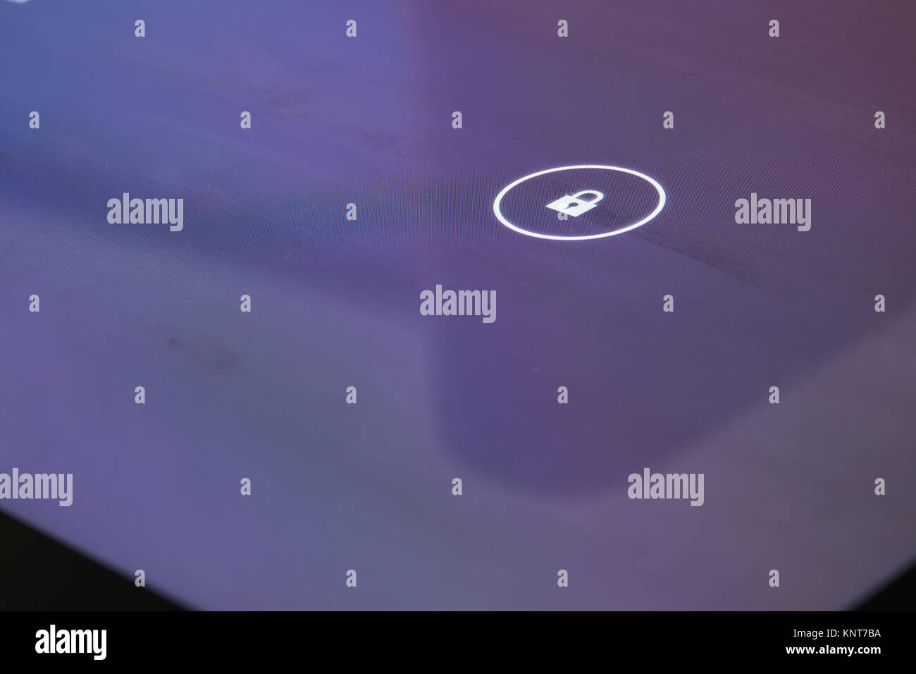 Finger Touch Key Button Lock Screen Tablet Interface DIgital Unlock ...