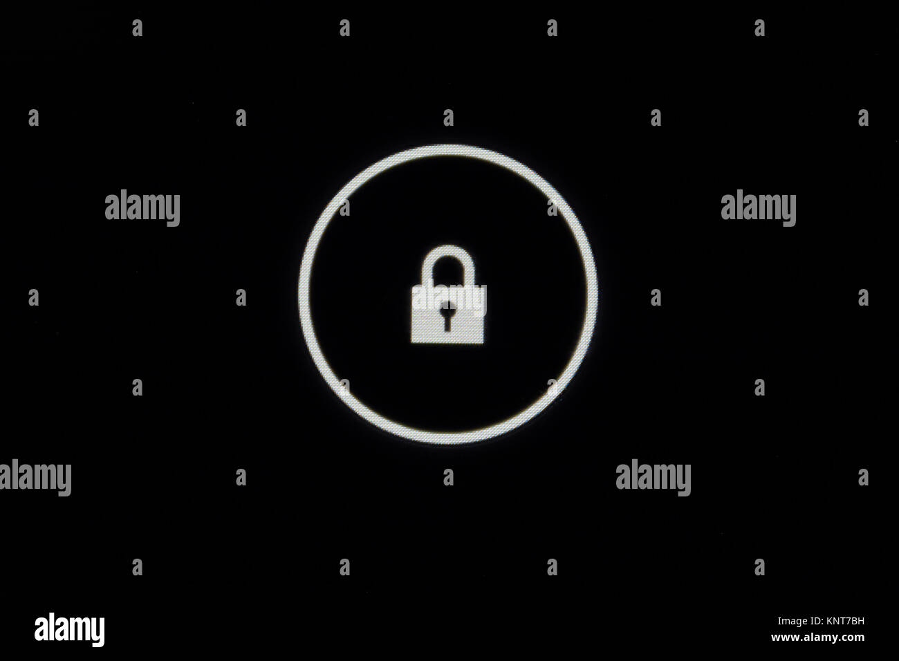 Finger Touch Key Button Lock Screen Tablet Interface DIgital Unlock ...