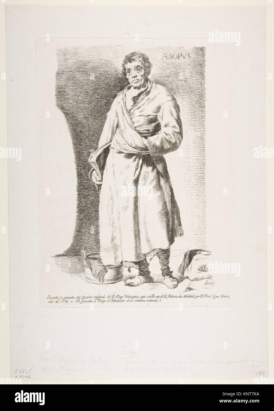 Aesop (Aesopus), from Etchings after Velazquez MET DP816859 333957 ...