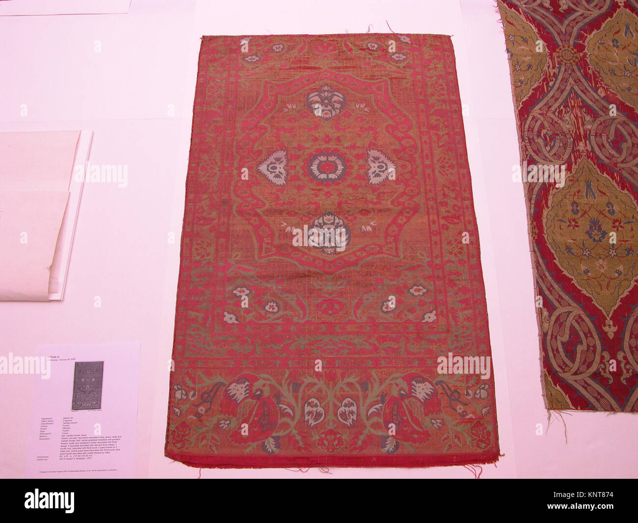 A fragment from the Metropolitan Museum showing part of an artifact ...