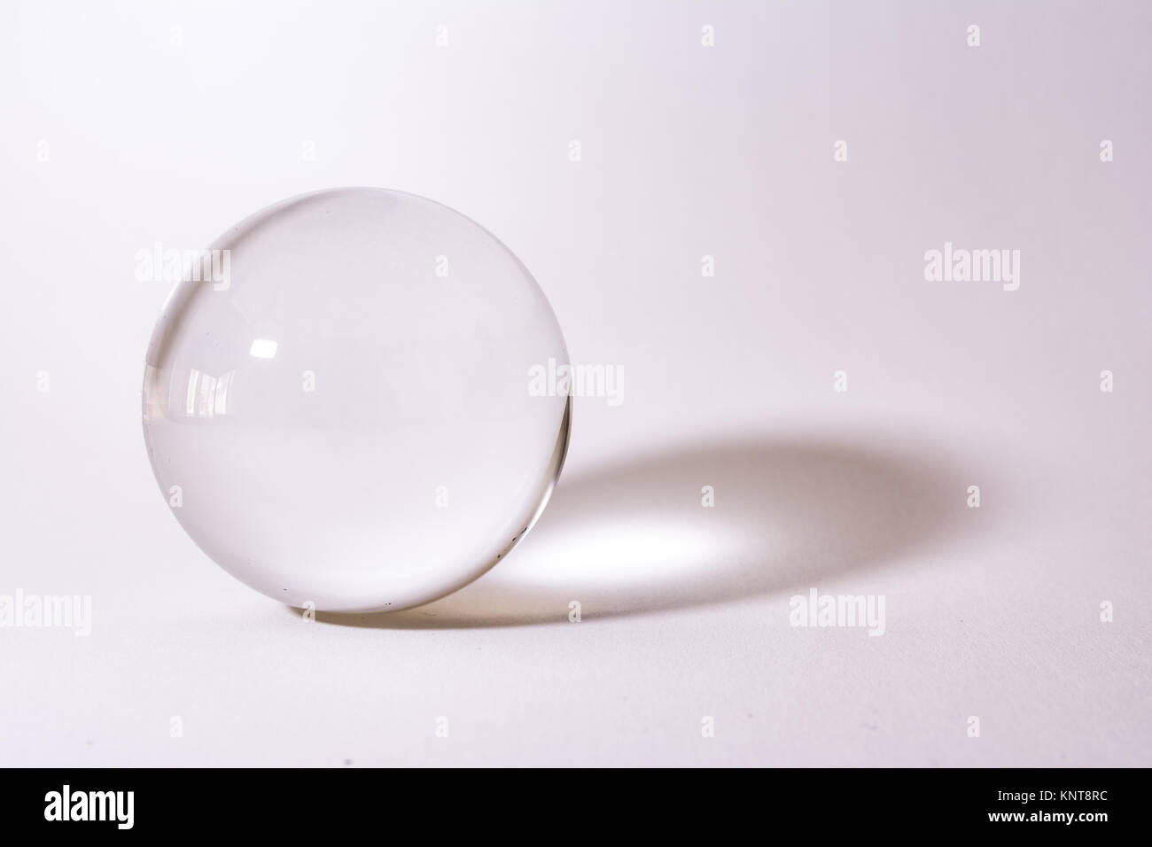 Crystal Glass Sphere Ball Transparent White Simple Object Background ...