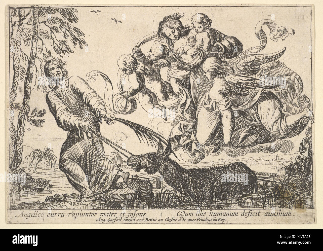 Illustration of angels lifting the Virgin and Child, MET DP824166 ...