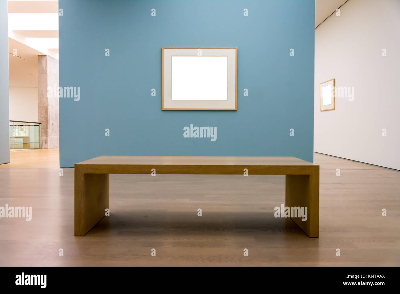 Modern Art Museum Frame Wall Clipping Path Isolated White Vector ...