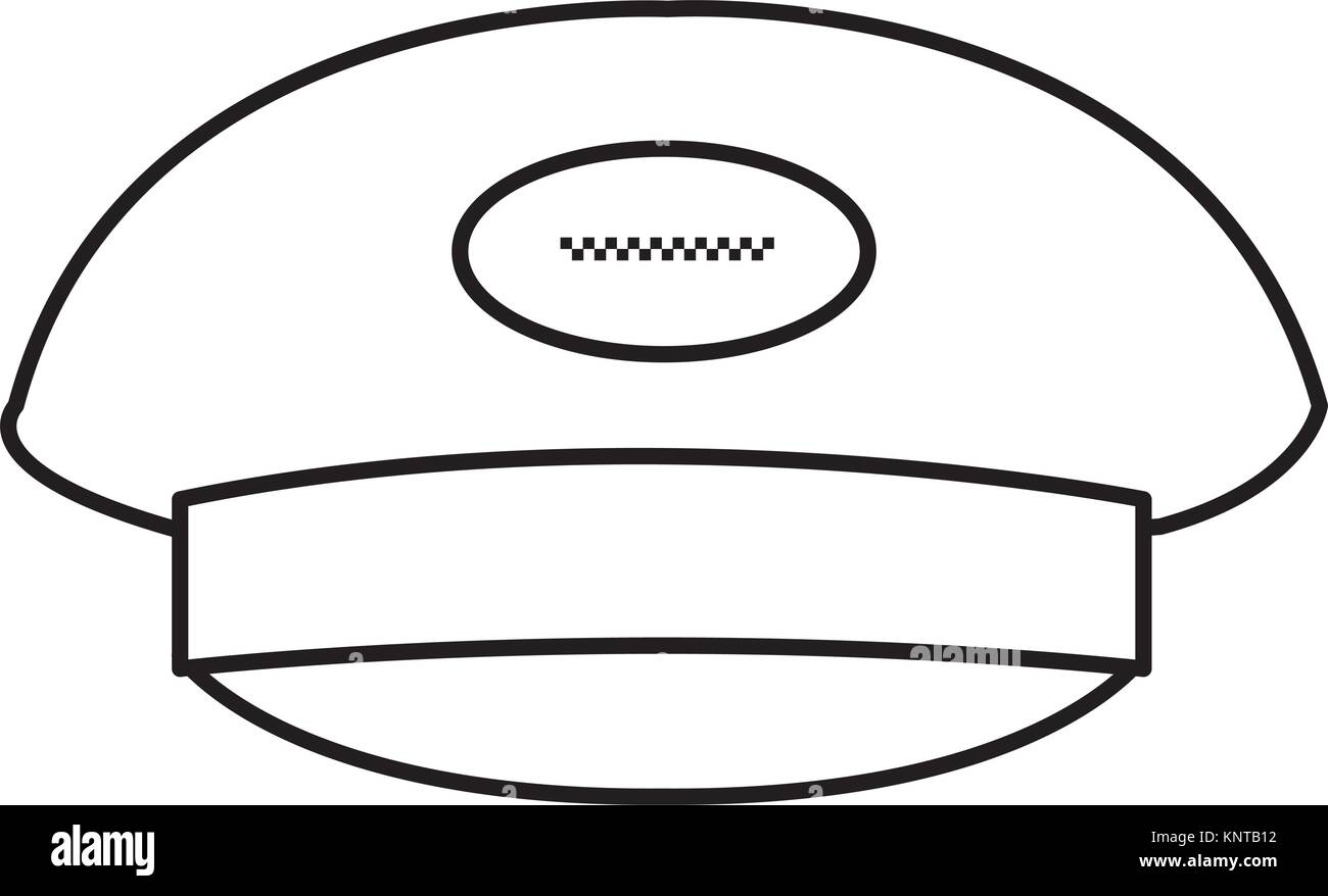 taxi driver cap icon vector illustration design Stock Vector Image ...