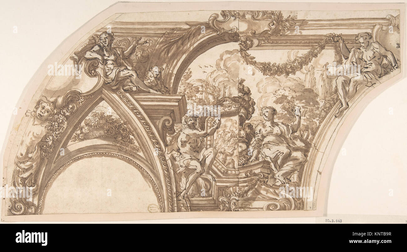 Drawing showing two alternate designs hi-res stock photography and ...