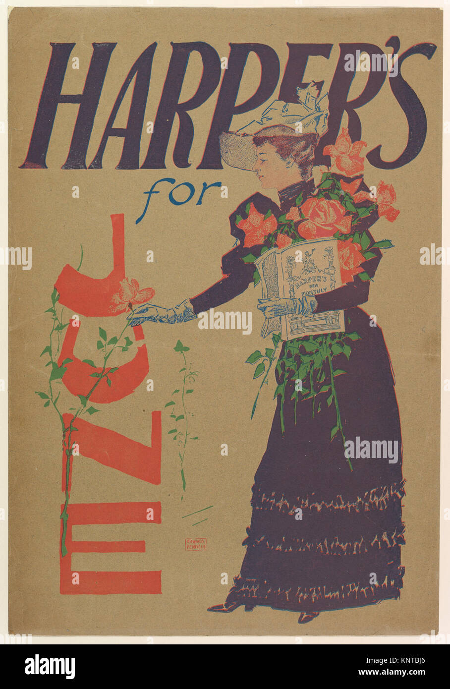 Harper's- June MET DP823605 339200 Stock Photo - Alamy