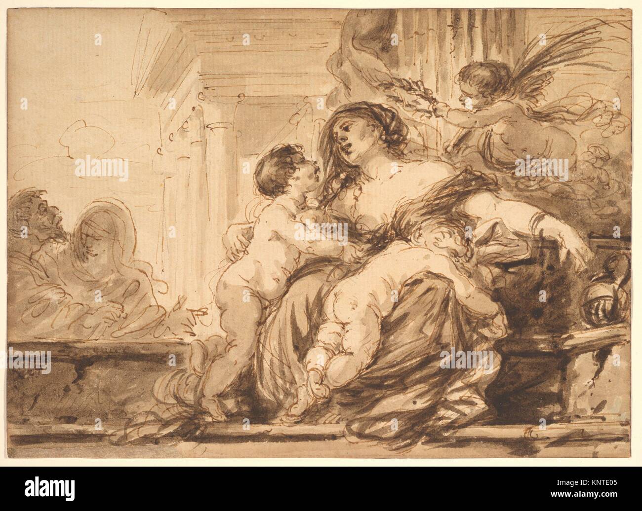 An Allegory of Charity. Artist: Jean Jacques Lagrenée (French, Paris ...