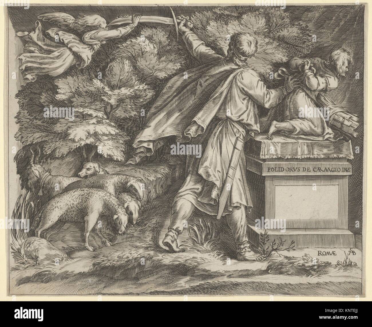 Abraham isaac caravaggio hi-res stock photography and images - Alamy