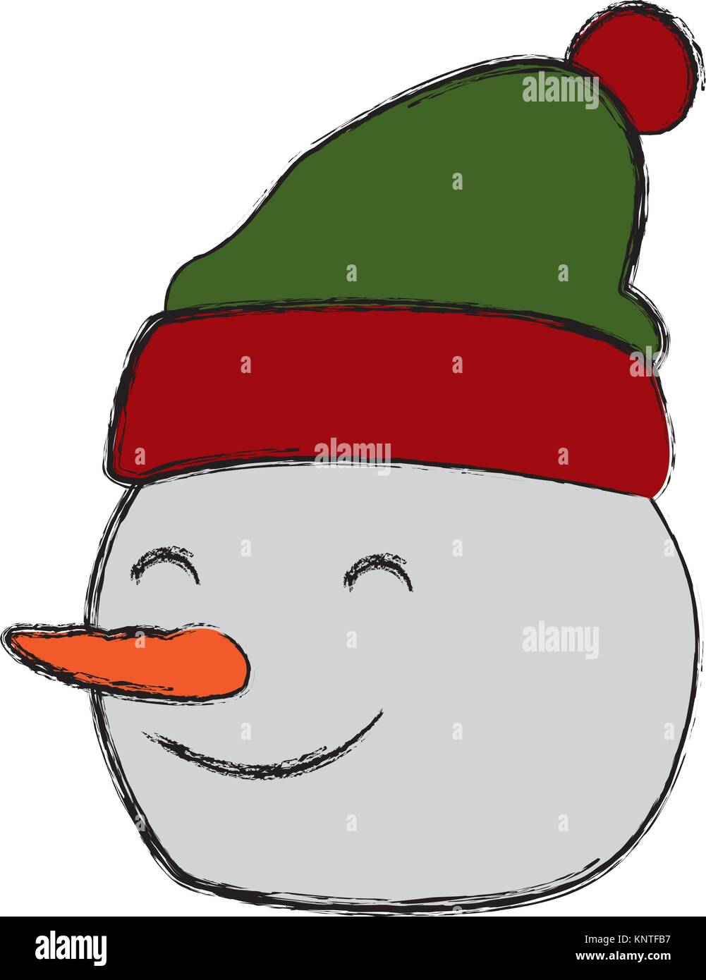 Snowman winter cartoon Stock Vector Image & Art - Alamy