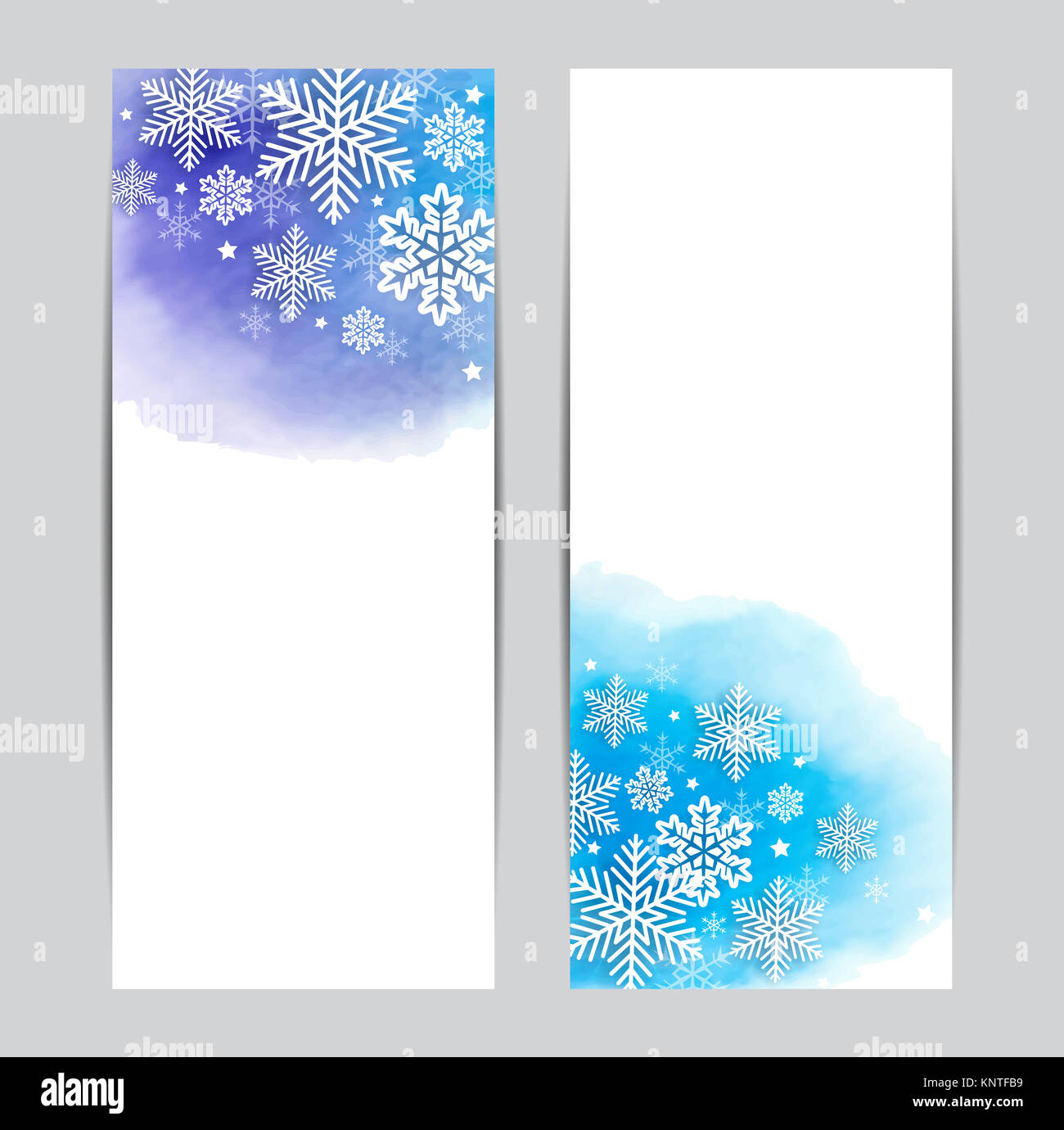 Watercolor snowflake hi-res stock photography and images - Alamy