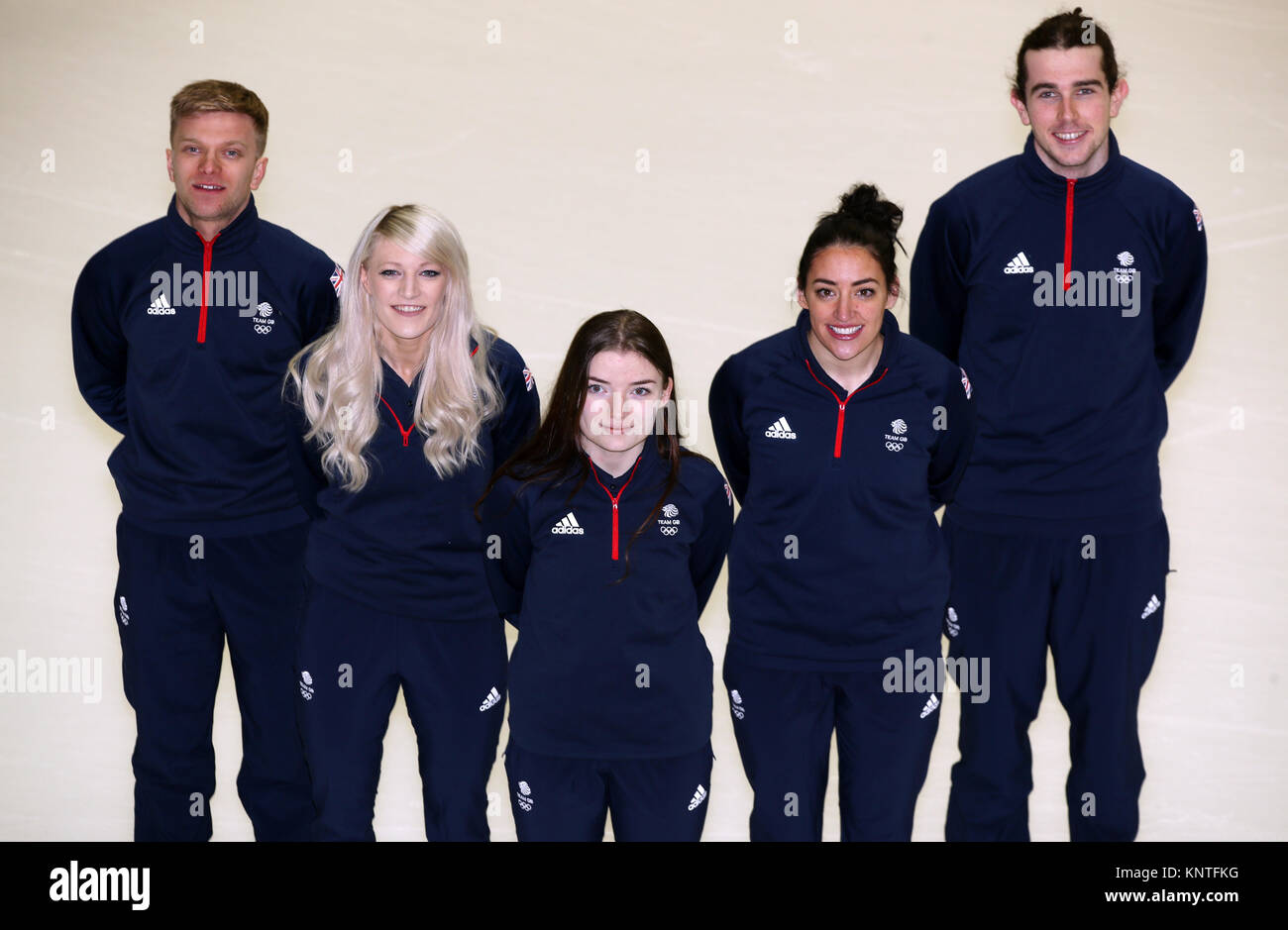 Team GB's (from left to right) Joshua Cheetham, Elise Christie, Kathryn ...