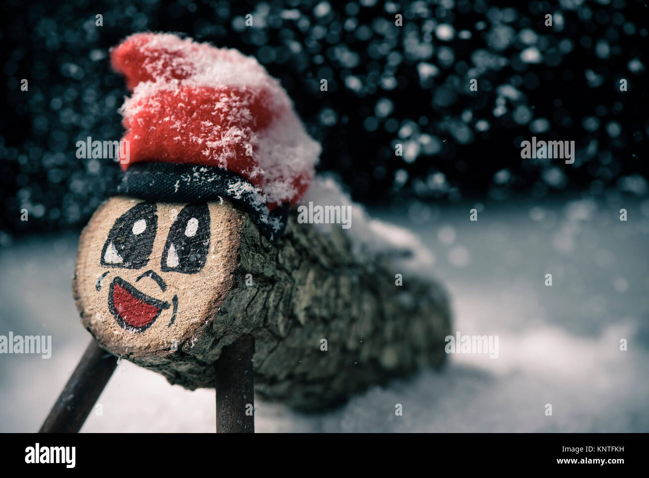 a handmade tio de nadal, a typical christmas character of catalonia ...