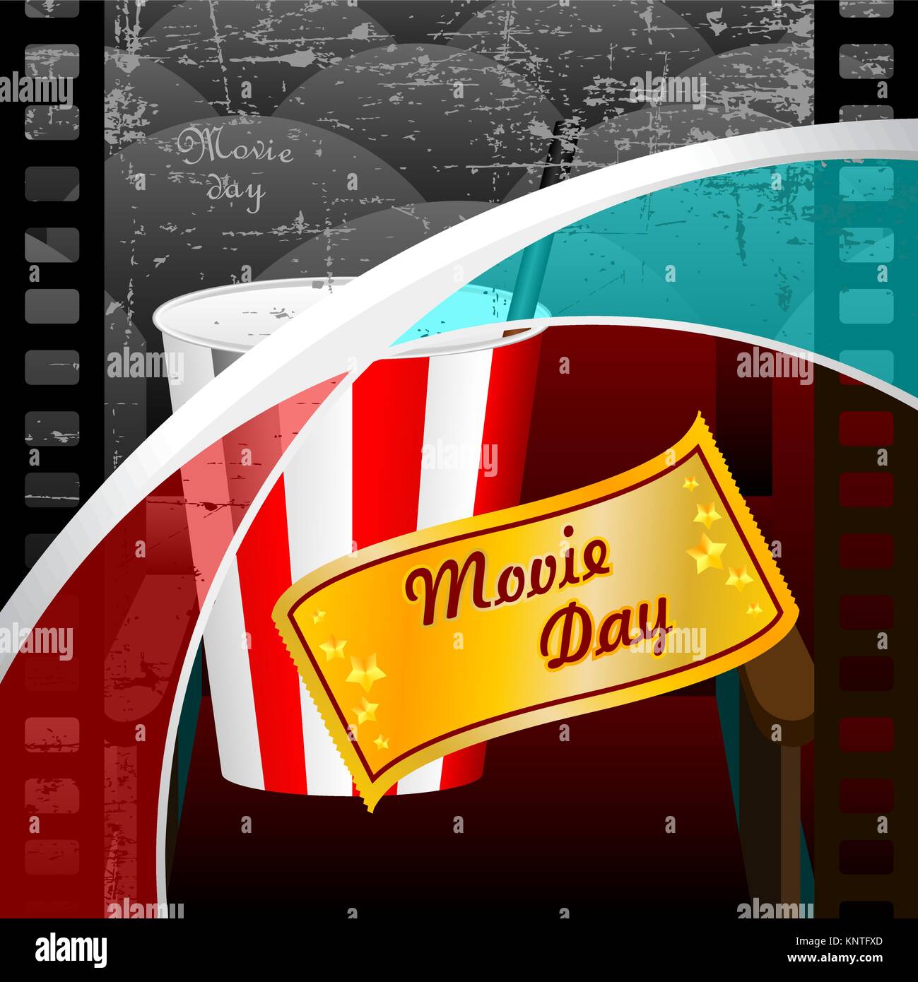 The movie day Stock Vector Image & Art - Alamy