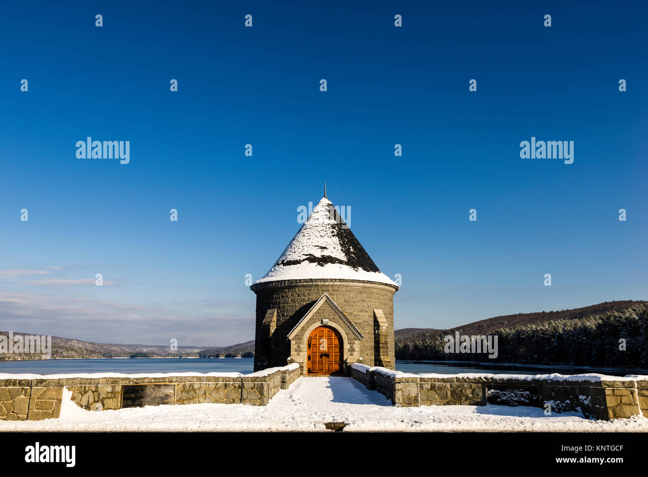 Saville Dam Barkhamsted Reservoir Barkhamsted, Connecticut, USA Stock ...
