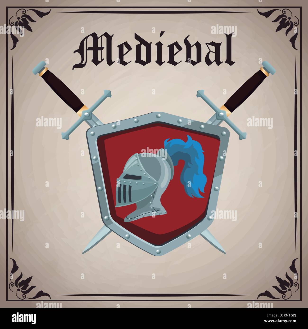 Medieval emblem insignia Stock Vector Image & Art - Alamy