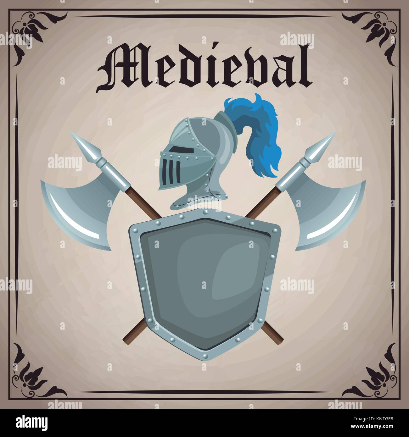 Medieval emblem insignia Stock Vector Image & Art - Alamy