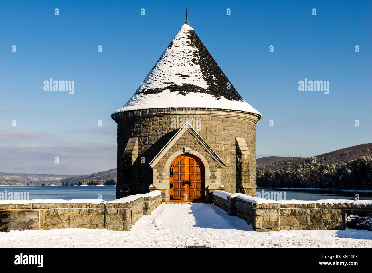 Saville Dam Barkhamsted Reservoir Barkhamsted, Connecticut, USA Stock ...