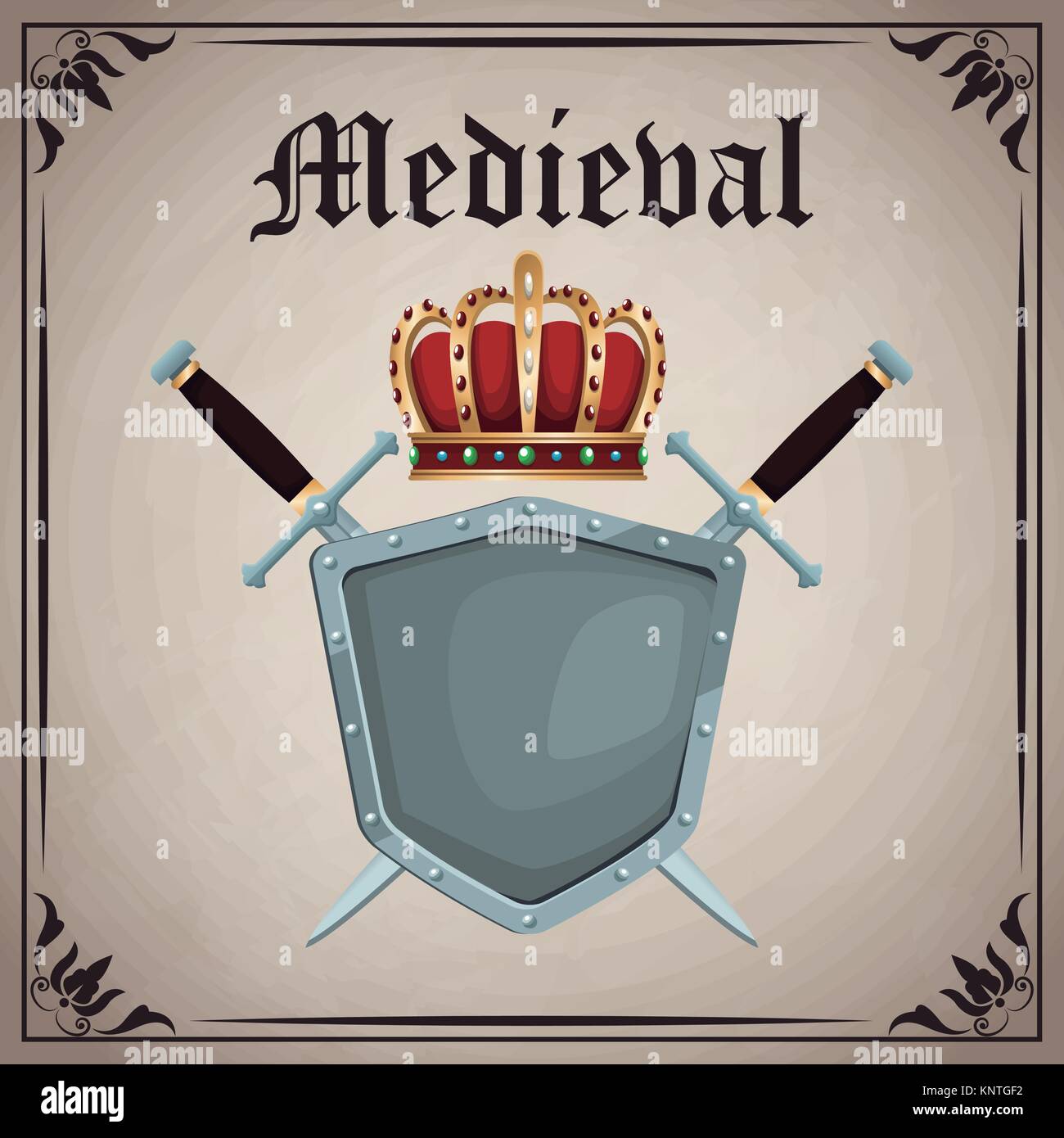 Medieval emblem insignia Stock Vector Image & Art - Alamy