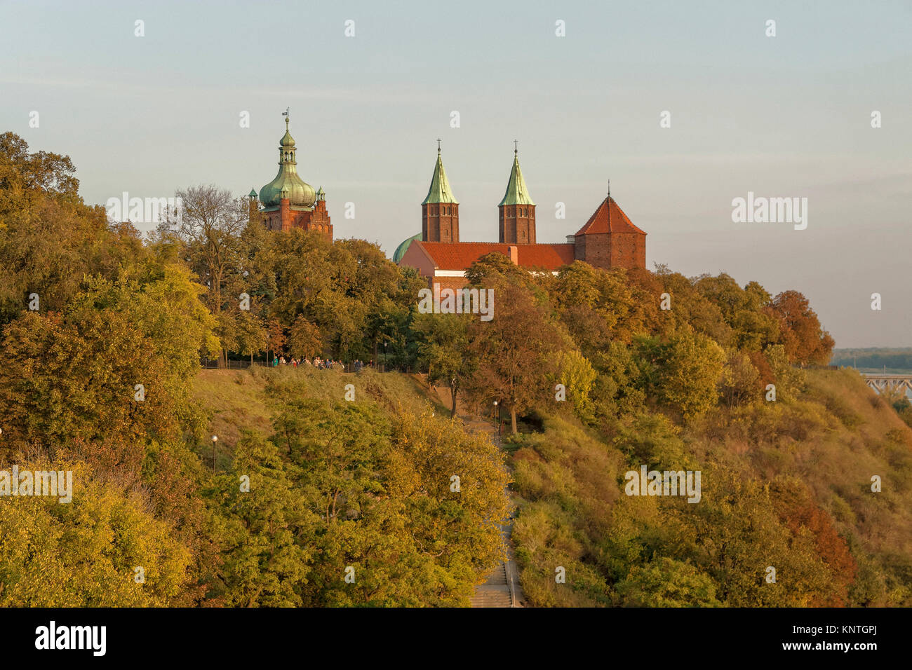 Castle of the Masovian Dukes and Cathedral in Plock, Poland Stock Photo ...