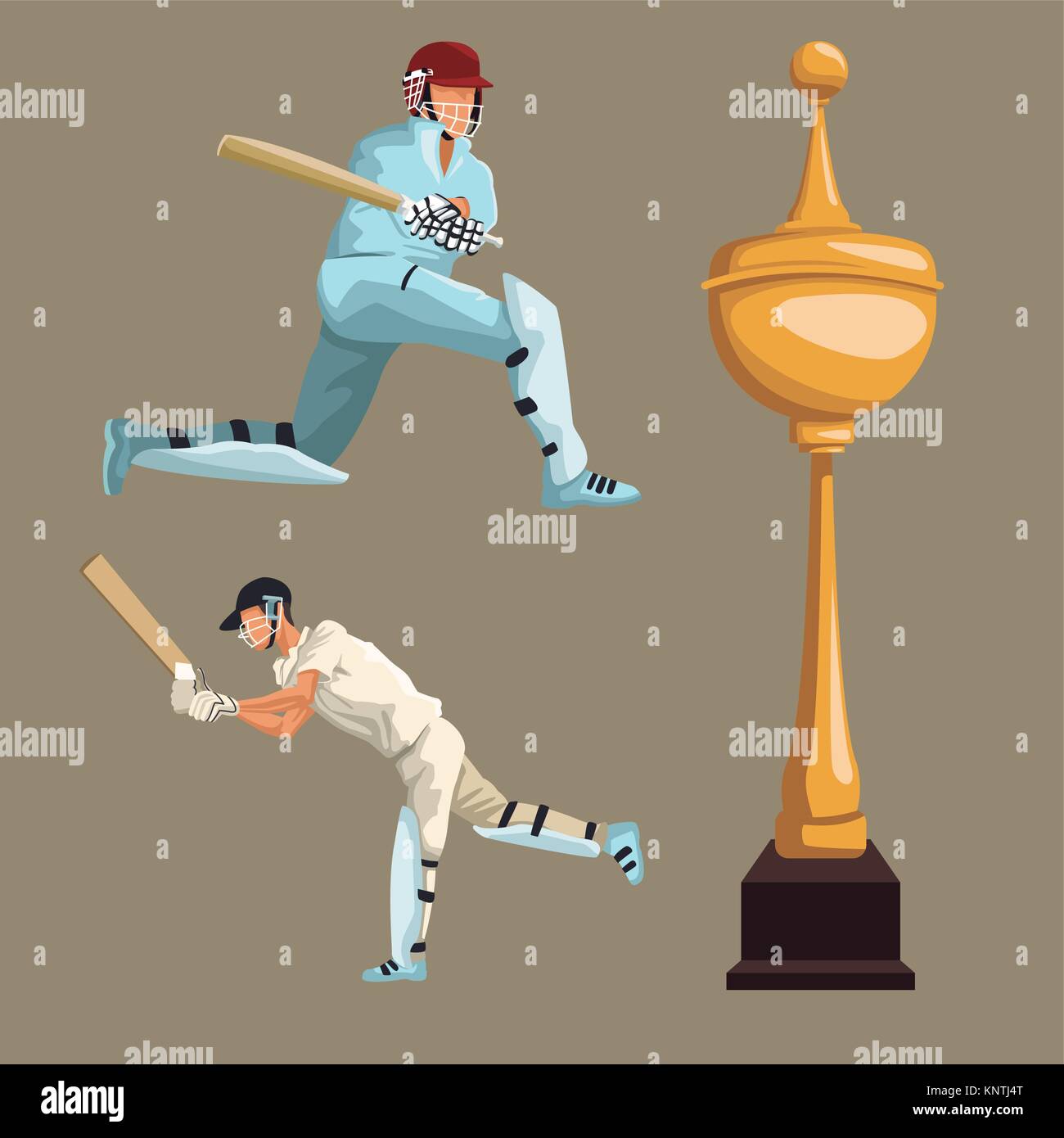 Cricket player cartoon Stock Vector Image & Art - Alamy