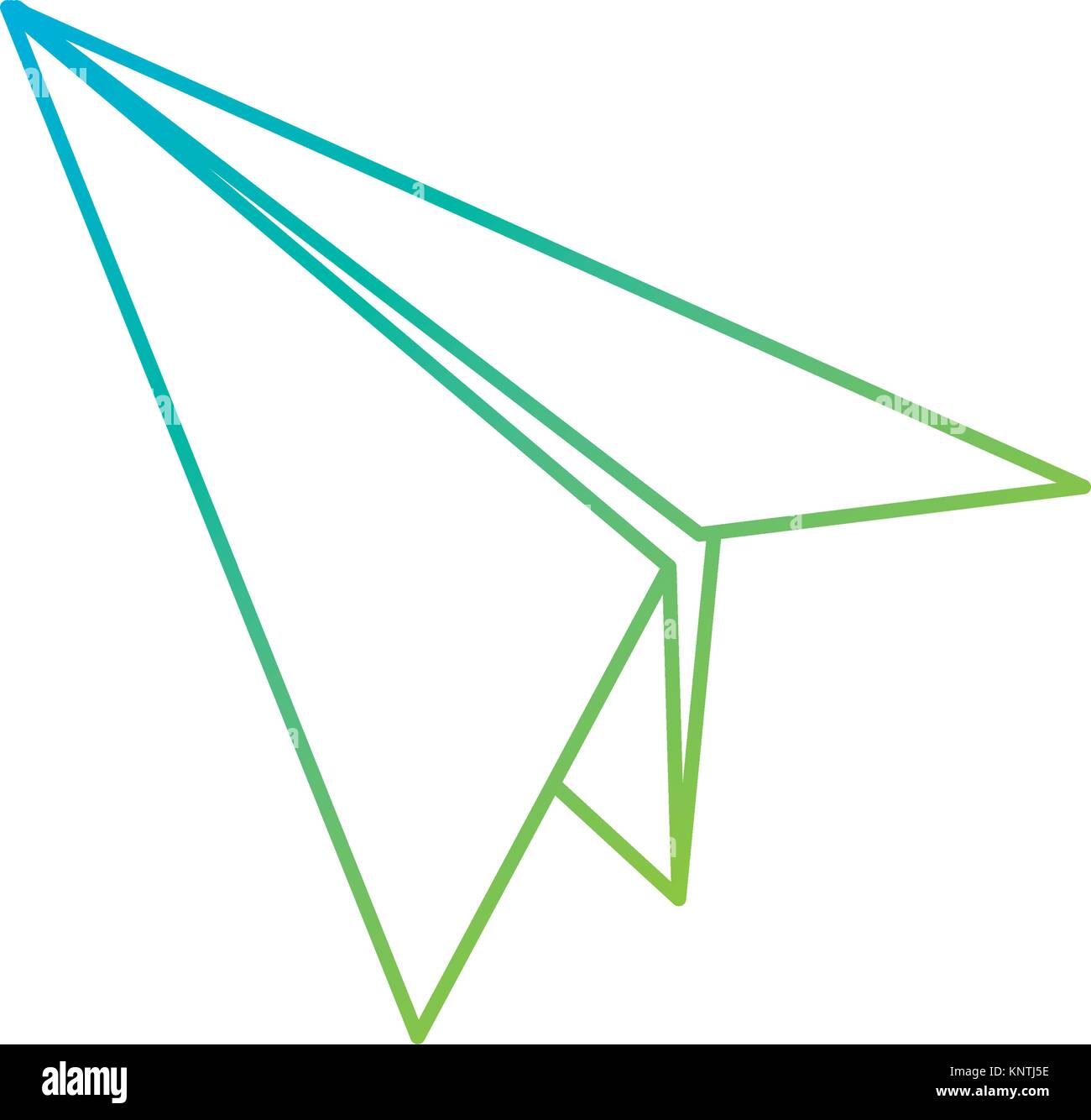 Isolated paperplane design Stock Vector Image & Art - Alamy