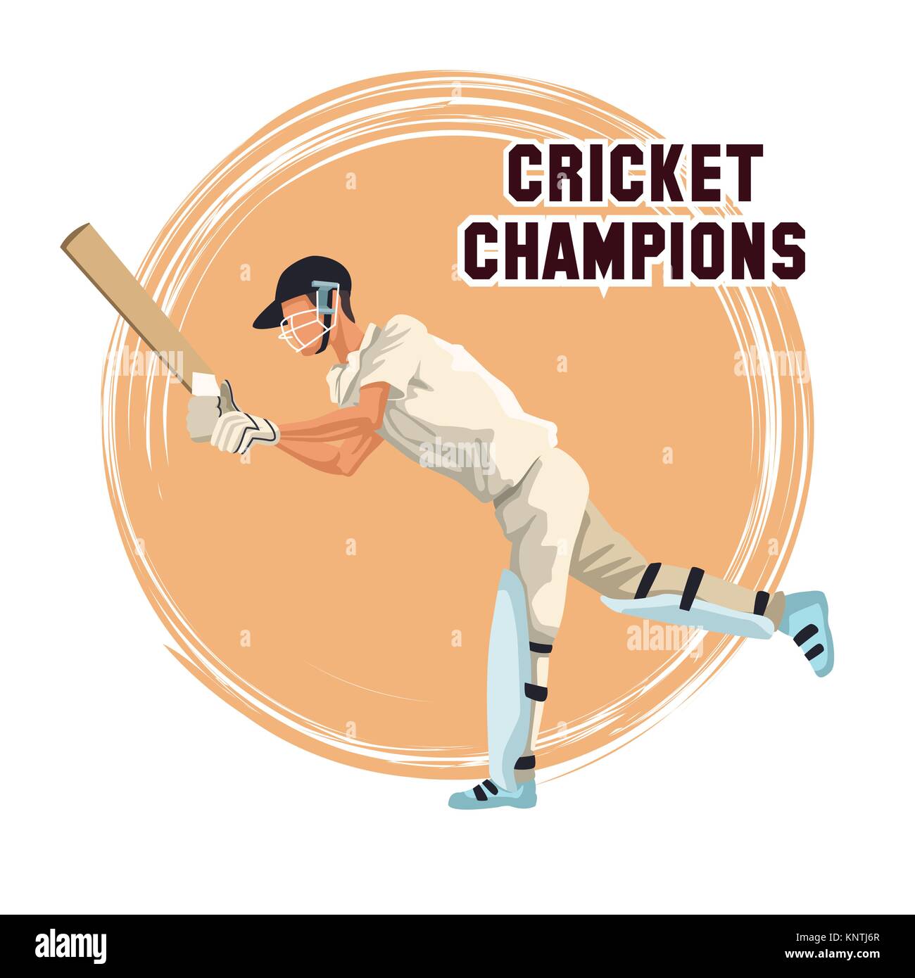 Cricket player cartoon Stock Vector Image & Art - Alamy