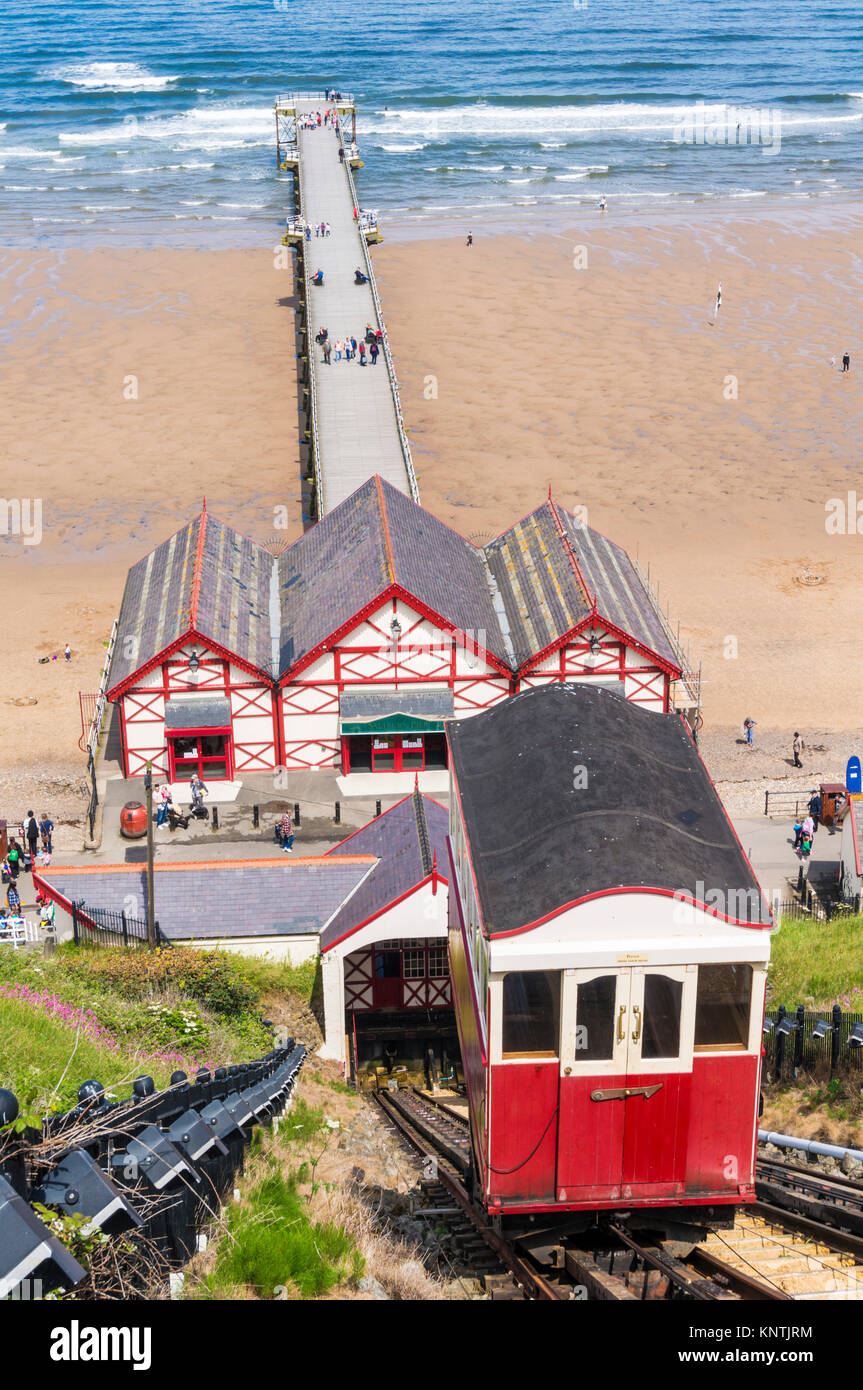 Saltburn funicular railway hi-res stock photography and images - Alamy