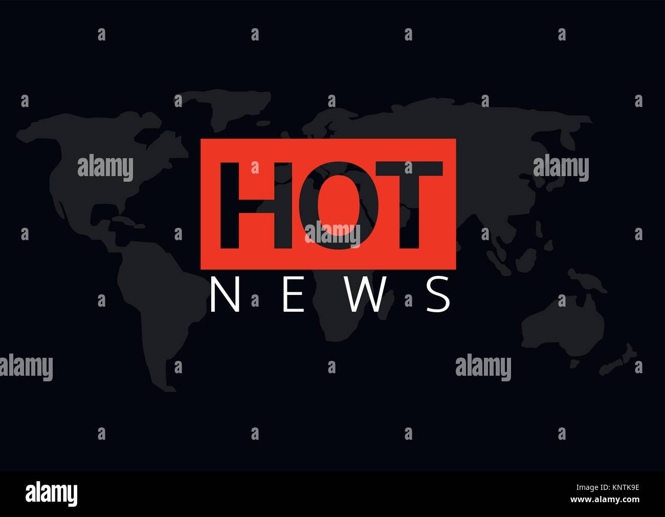 Hot news illustration Stock Vector Image & Art - Alamy