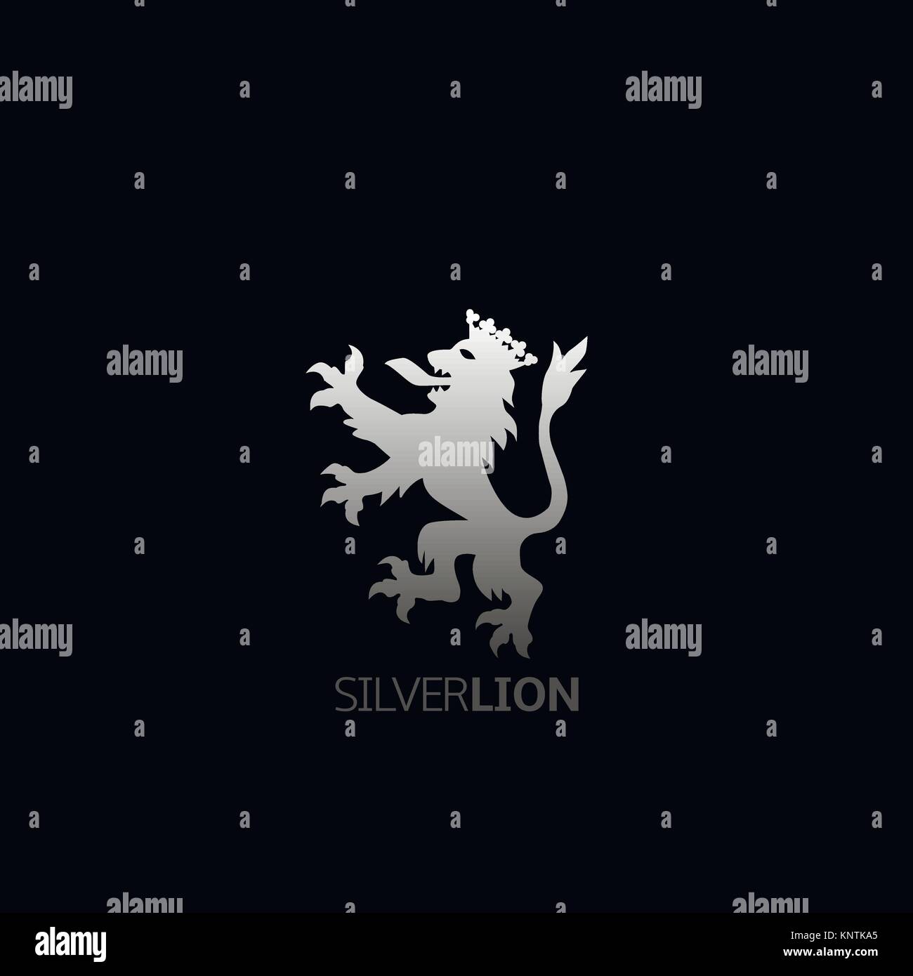 Silver lion hi-res stock photography and images - Alamy