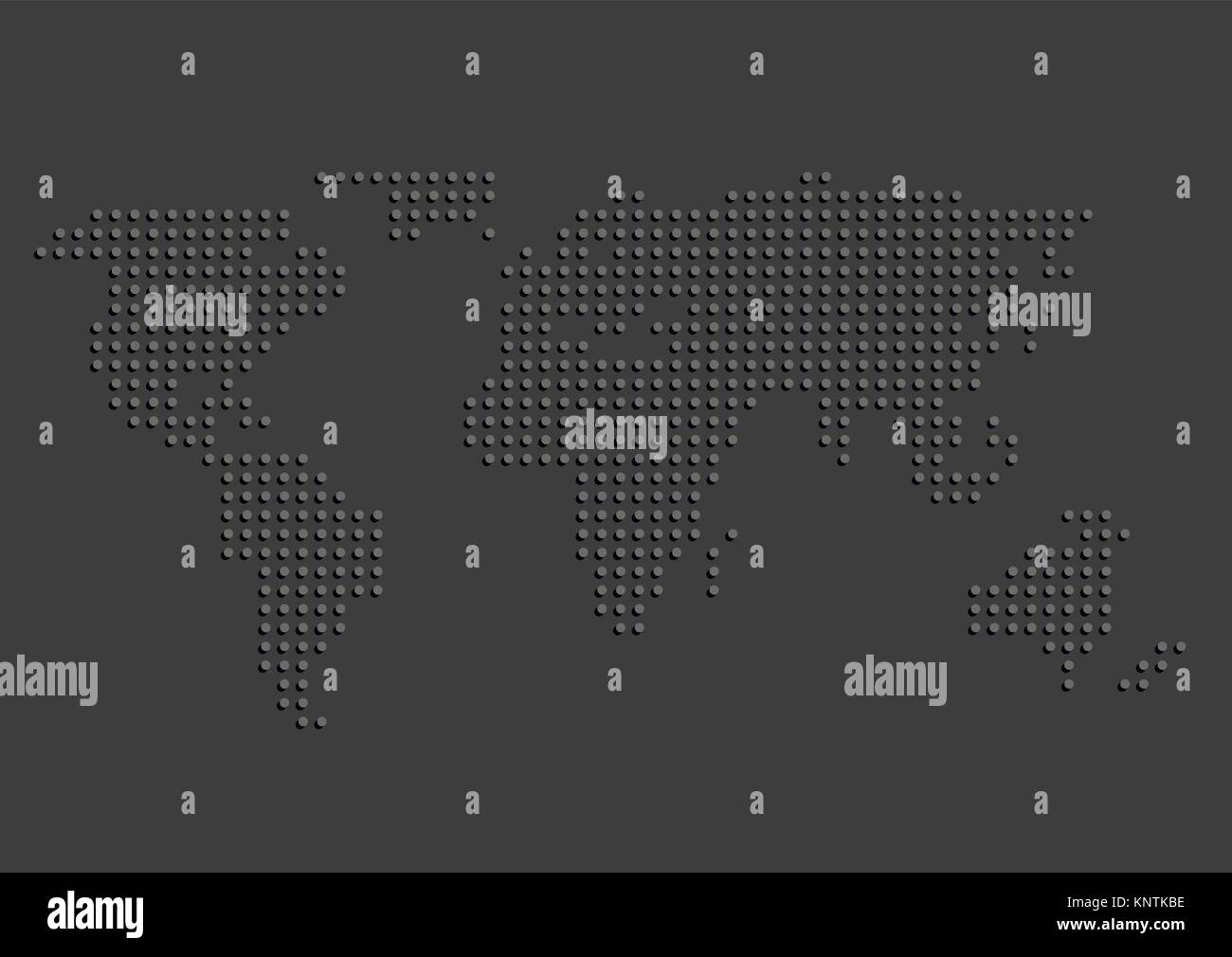 Dotted World Map Stock Vector Image And Art Alamy